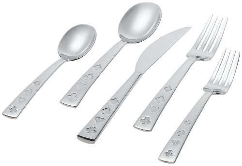 Ginkgo International Vegas 20-Piece Flatware Place Setting, Service for 4