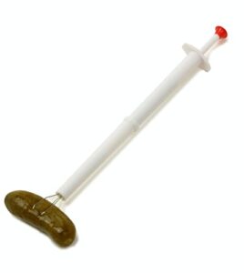 norpro stainless steel and plastic deluxe pickle pincher, 8-inches, white