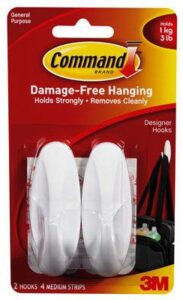 3m command strips designer medium hooks (17081)