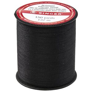 singer60110all purpose polyester thread, 150 yards, black