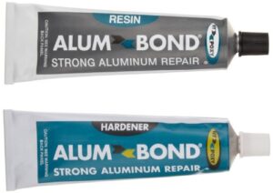 hy-poxy h-450 alumbond 6.5 oz aluminum putty repair kit