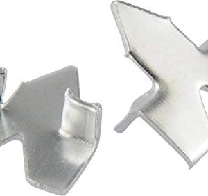 OOK Glazing Push Points, Glazier Points, Steel, Zinc Finish (45 Piece)