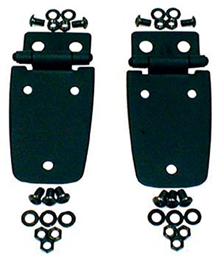 Rugged Ridge 11205.02 Hood Hinge, Black; 97-06 Jeep Wrangler TJ