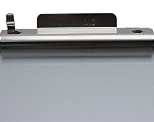 Saunders Metal Clipboard with Storage, Letter Size Heavy Duty Contractor Grade Clipboard, Recycled Aluminum Dual Storage Form Holder with High Capacity Clip, Assembled in USA, Silver Cruiser-Mate