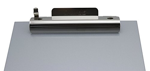 Saunders Metal Clipboard with Storage, Letter Size Heavy Duty Contractor Grade Clipboard, Recycled Aluminum Dual Storage Form Holder with High Capacity Clip, Assembled in USA, Silver Cruiser-Mate