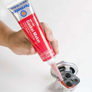 Permatex 81160-12PK High-Temp Red RTV Silicone Gasket, 3 oz. (Pack of 12)