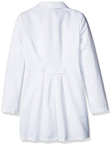 Grey's Anatomy 7446 Missy 2 Pkt White Lab Coat w/ Back Tab Small