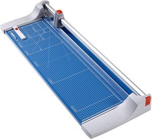 dahle 446 premium rotary trimmer, 36″ cut length, 25 sheet capacity, self-sharpening, automatic clamp, german engineered paper cutter