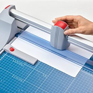 Dahle 446 Premium Rotary Trimmer, 36" Cut Length, 25 Sheet Capacity, Self-Sharpening, Automatic Clamp, German Engineered Paper Cutter