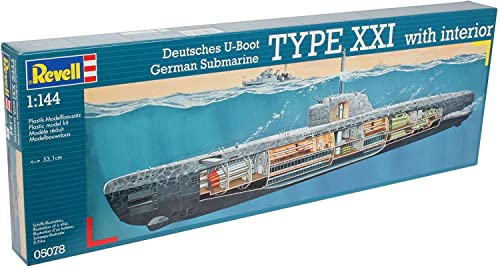 Revell 05078 U-Boat XXI Type w. Interieur Model Kit