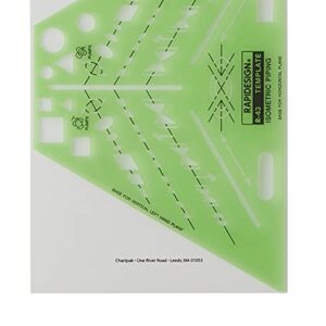 Rapidesign Isometric Piping Template, 1 Each (R43)