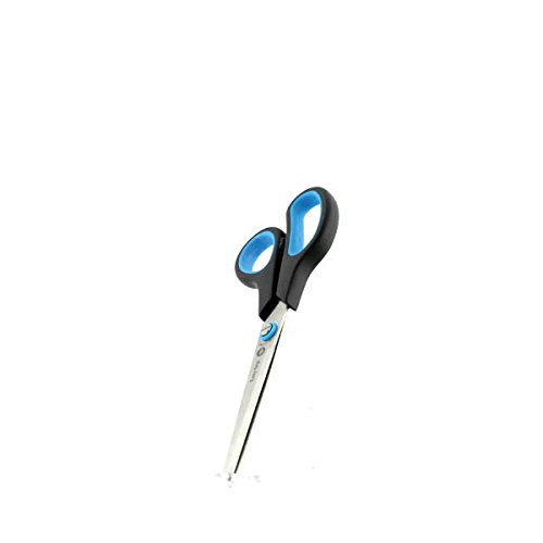 Westcott 8 inch Easy Grip Left Handed Soft Grip Scissor - Black/Blue