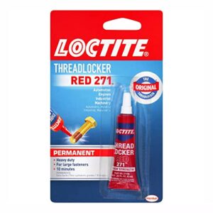 loctite threadlocker red 271 red 0.2 fl oz, 1 tube