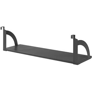 Global Industrial 36" W Hanging Shelf, Black, for 1-3/4" Partition/Cubicle Panels