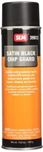 sem 39813 satin black chipguard – 14.82 oz.