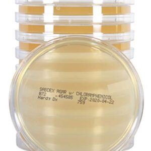 Sabdex (Sabouraud Dextrose) Agar with Chloramphenicol, Deep Fill, 15x100mm Plate, Order by The Package of 10, by Hardy Diagnostics