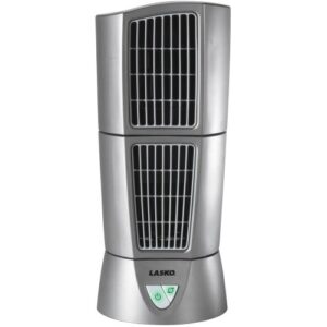 lasko platinum slim compact 6″ x 14″ office desk desktop wind tower fan 4910