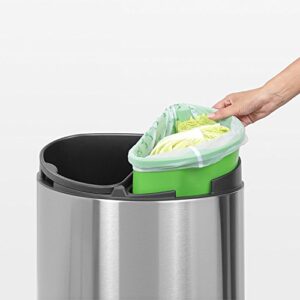 Brabantia Compostable Bin Liners, Size K, Litre, 10 Bag roll