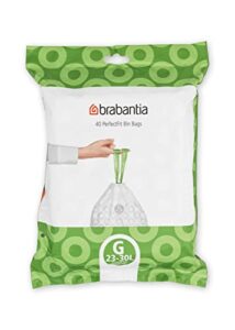 brabantia 375668 bin liners dispenser pack, 23/30-liter