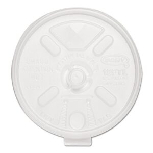 dart liftnlock lids, fits 10-14oz cups, translucent dcc12ftls