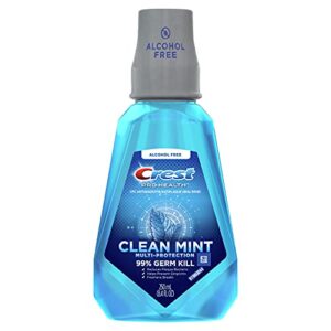 crest pro-health multi-protection cpc antigingivitis/antiplaque mouthwash clean mint, 8.4oz