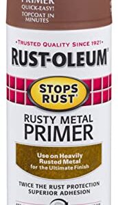 Rust-Oleum 7769830 Stops Rust Spray Paint, 12-Ounce, Flat Rusty Metal Primer