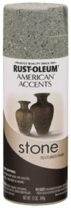 rust-oleum 7992830 stone creations spray, 12 oz, gray stone