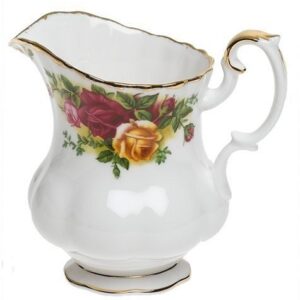 Royal Albert Old Country Roses 3-Piece (Teapot, Sugar & Creamer) Tea Set, Multi