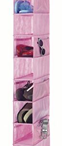 Whitmor Hanging Shoe Shelves, Pink