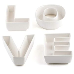 WEDDINGSTAR "LOVE Plates Set