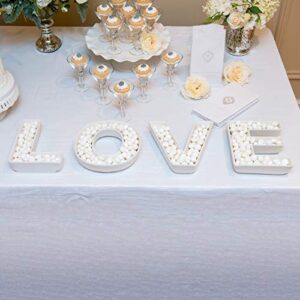 WEDDINGSTAR "LOVE Plates Set