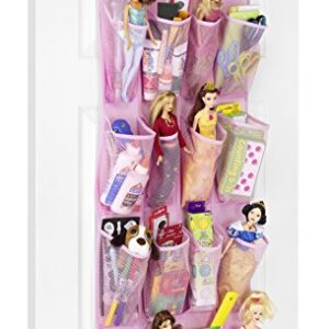 Whitmor 24 Pocket Over the Door Shoe Organizer - Pink