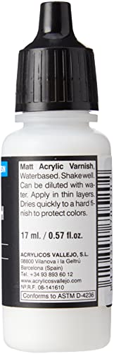 Vallejo Matt Model Color Varnish, 17ml