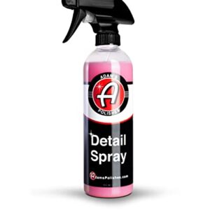 Adam's Detail Spray 16oz - Quick Waterless Detailer Spray for Car Detailing | Polisher Clay Bar & Car Wax Boosting Tech | Add Shine Gloss Depth Paint | Car Wash Kit & Dust Remover