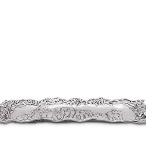 Arthur Court Designs Aluminum Elephant Oblong Tray 19 inch x 6.5 inch