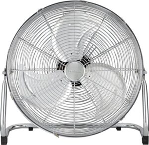 optimus industrial grade 3-speed high-velocity fan, 18 inches, chrome, f-4182