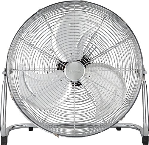 Optimus Industrial Grade 3-Speed High-Velocity Fan, 18 Inches, Chrome, F-4182