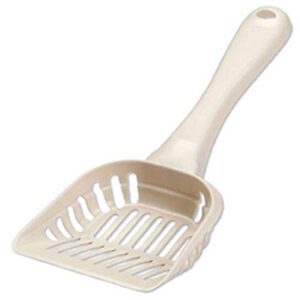 petmate litter scoop for cats, large size, bleached linen