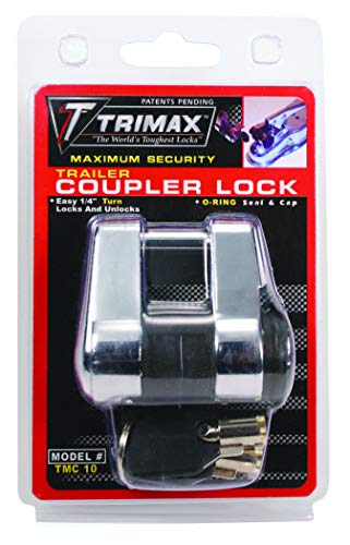 Trimax TMC10 Coupler / Door Latch Lock (fits couplers to 3/4" span) , Zinc