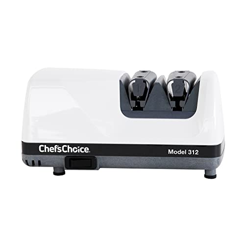 Chef'sChoice UltraHone Professional Electric-Knife Sharpener, 2-Stage, White