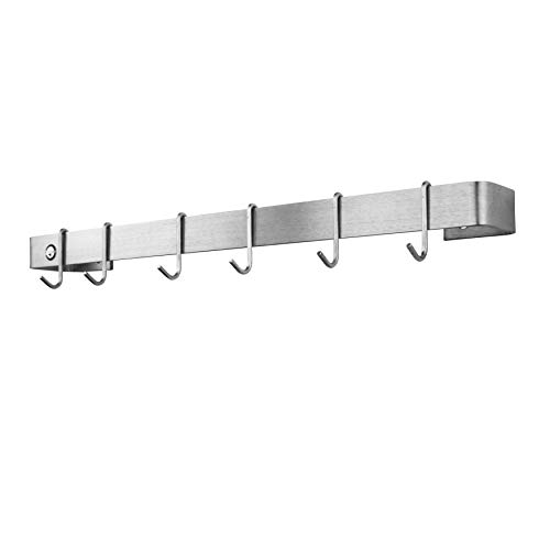 Enclume Premier 36-Inch Utensil Bar Wall Pot Rack, Stainless Steel