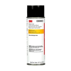 3m rubberized undercoating aerosol spray, 08883, 19.7 oz, textured finish, anti-corrosive, multi-purpose for automotive cars, trucks, and recreational vehicles