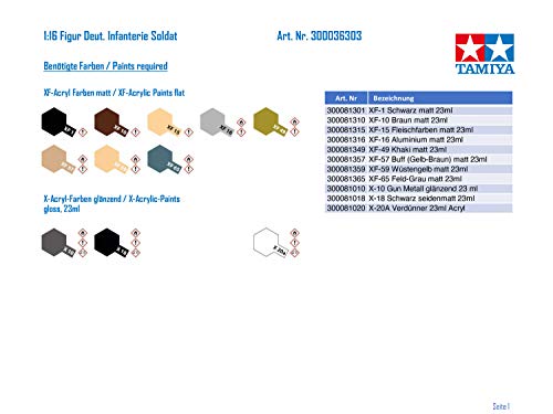 TAMIYA - 1:16 World War II German Elite Infantry