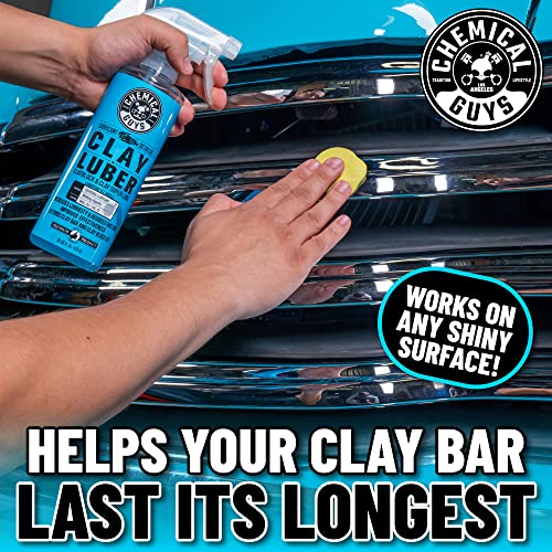 Chemical Guys CLY_109 Light Duty Clay Bar and Luber Synthetic Lubricant Kit (16 oz) (2 Items) , Blue