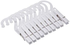 fox run laundry hooks, 0.25 x 2.25 x 5.25 inches, white