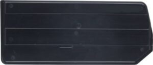 quantum dus220 plastic divider for qus220, 6-inch by 2-inch, black, case of 6