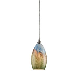 elk home 10077/1 geologic configurable multi pendant in satin nickel