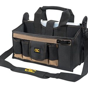 CLC Custom LeatherCraft 1529 16 In. Center Tray Tool Bag, 16 Pocket