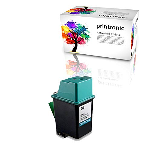 Printronic Remanufactured Ink Cartridge Replacement for HP 20 C6614D (1 Black)