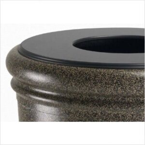 Commercial Zone 50-Gallon StoneTec Waste Container Color: Sedona